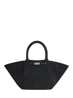 DEMELLIER Midi Suede The New York Tote Bag - Black