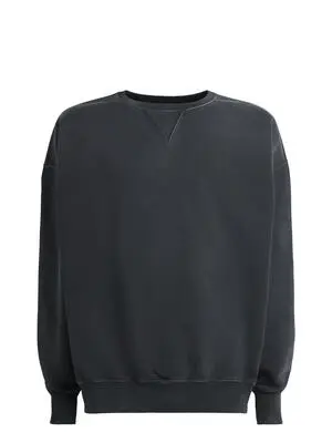 MAISON MARGIELA Cotton Embroidered Logo Sweatshirt - Black