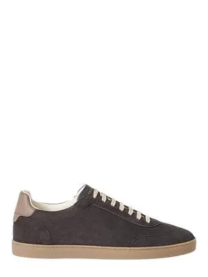 Brunello Cucinelli Suede Low-top Sneakers - Brown