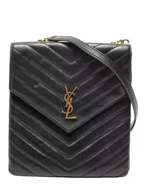 Saint Laurent Matelasse Cassandra Shoulder Bag - Black