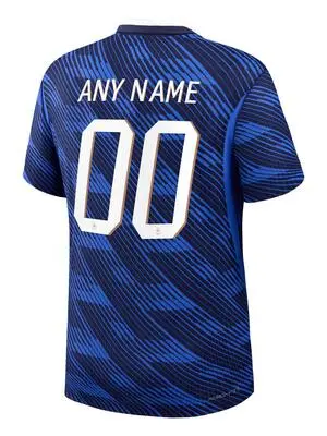 Nike Fff 2026/27 Match Home Aero-fit Soccer Authentic Custom Jersey - Blue
