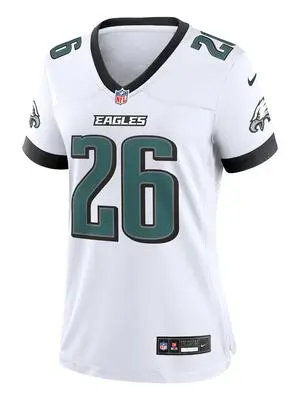 Nike Saquon Barkley Philadelphia Eagles Nfl Game Jersey - White