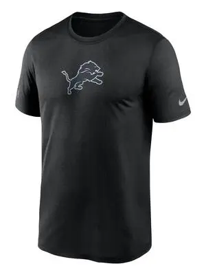 Nike Detroit Lions Team Issue Legend Dri-fit Nfl T-shirt - Black