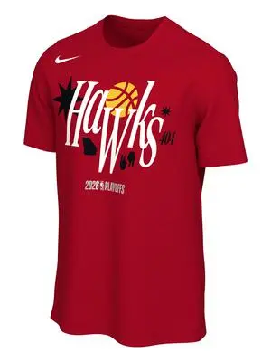 Nike Atlanta Hawks Nba Basketball T-shirt - Red
