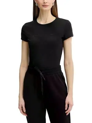 Armani Exchange Embellished Lettering T-shirt - Black