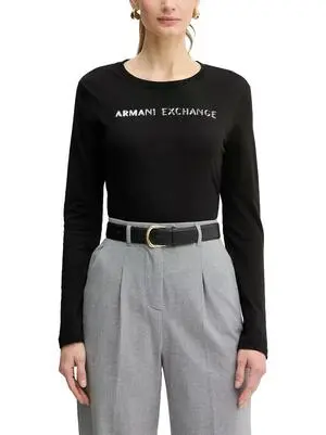 Armani Exchange Long-sleeve T-shirt - Black