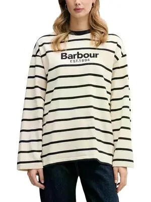 Barbour Maeve Striped Long-sleeved T-shirt - Neutrals