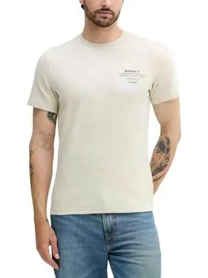 Barbour Logo-print T-shirt - Neutrals