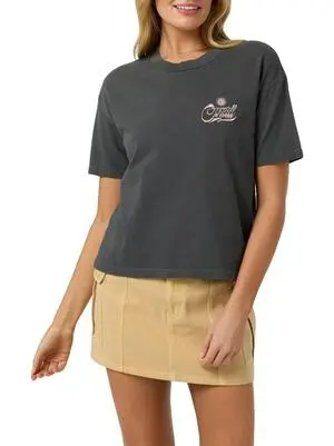O'Neill Embroidered Relaxed Fit T-shirt - Dark Shadow