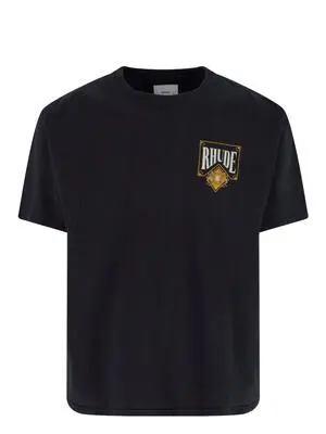 Rhude T-shirt "card - Black