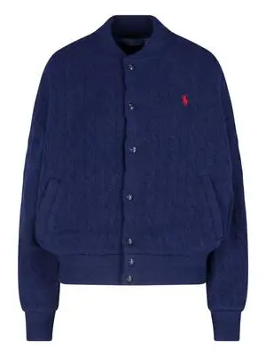 Polo Ralph Lauren Braided Bomber Jacket - Blue
