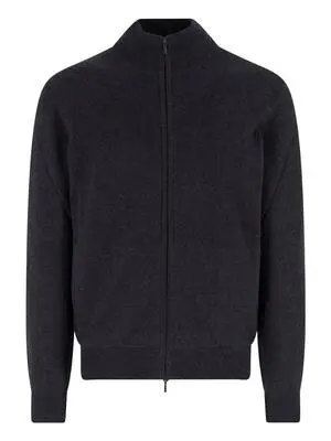 Loro Piana Classic Zip-up Cardigan - Black