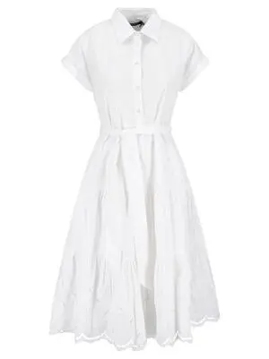 Ralph Lauren Midi Shirt Dress - White