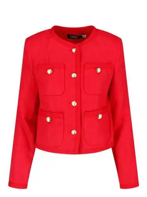 Ralph Lauren Linen Button Jacket - Red
