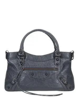 Balenciaga Le City First Shoulder Bag Gray
