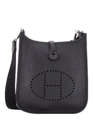 Hermès Evelyne Bag Gen Iii Clemence Tpm - Black