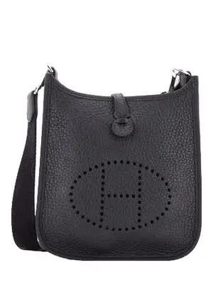 Hermès Evelyne Bag Gen III Clemence TPM Noir