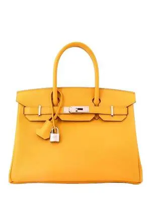 Hermès Birkin Handbag Epsom With Palladium Hardware 30 At Nordstrom Yellow