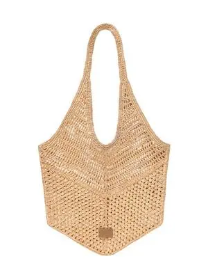 Maje Raffia Tote Bag - Beige