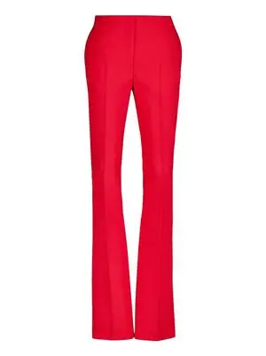 FERRAGAMO Tailored Wool Trousers - Red