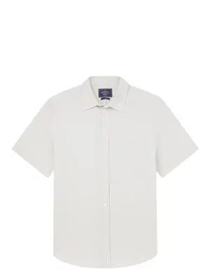 PORTUGUESE FLANNEL Portuguese Flannel - Theme Textured Cotton-Blend Shirt - Men - Neutrals - S