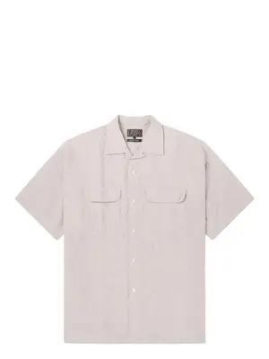 BEAMS Beams Plus - Convertible-Collar Linen Shirt - Men - Neutrals - M Ecru