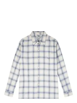 Our Legacy Every Checked Twill Shirt - Blue