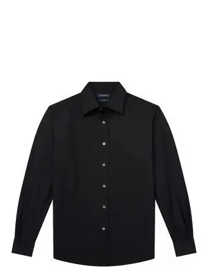 Thom Sweeney Wool Shirt - Black