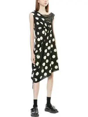 Junya Watanabe Polka Dot Dress - Black