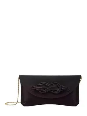 Shanghai Tang Tang Knot Clutch - Black