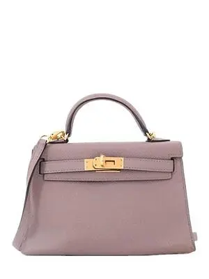 Hermès Kelly 20 Handbag - Gris Asphalte