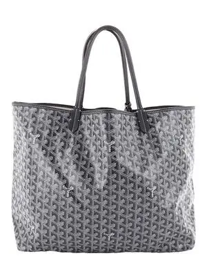 Goyard Gm Saint Louis Tote Coated Canvas - Gray