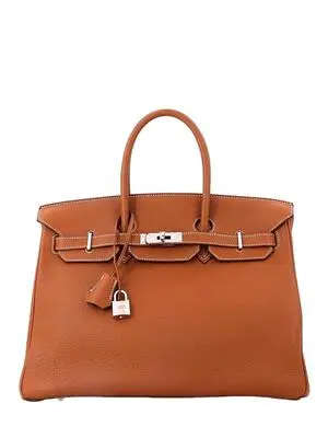 Hermès Birkin 35 Handbag - Gold