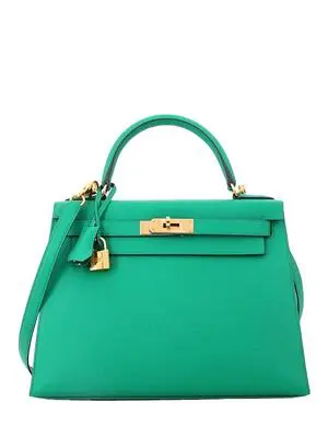 Hermès Kelly 28 Handbag - Vert Jade