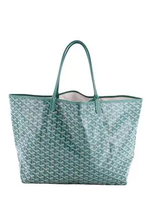 Goyard Gm Saint Louis Tote Coated Canvas - Green