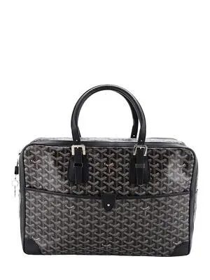 Goyard Mm Ambassade Briefcase Coated Canvas - Black