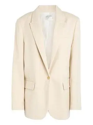 FORTE_FORTE Single-breasted Blazer - Beige