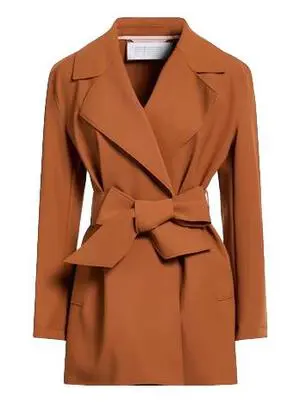 Harris Wharf London Belted Single-breasted Jacket - Brown