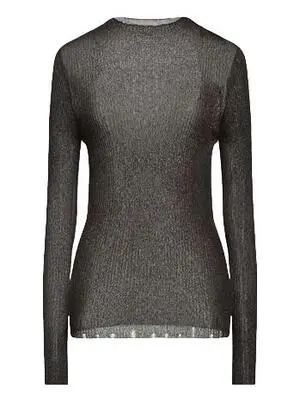 Pinko Sweater In Viscose, Metallic Fiber And Polyamide - Brown