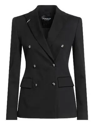 DONDUP Blazer In Modal, Cotton, And Elastane - Black
