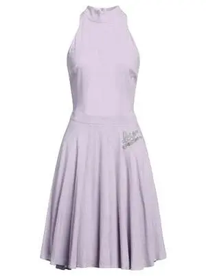 Moschino Midi Flared Dress - Purple