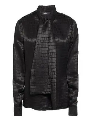 Versace Shirt Viscose, Silk - Black