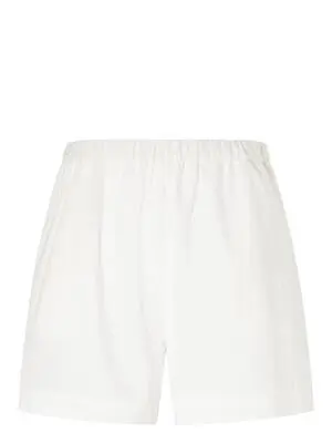 LIDO Cotton-poplin Shorts - Neutrals