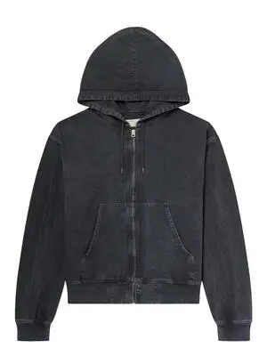 REMI RELIEF Cotton-twill Hooded Blouson Jacket - Gray