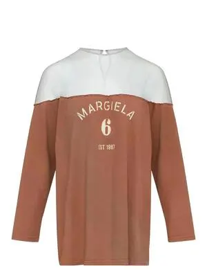 MAISON MARGIELA Printed T-shirt - Brown