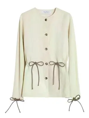 Max Mara Drawstring-waist Jacket - Neutrals