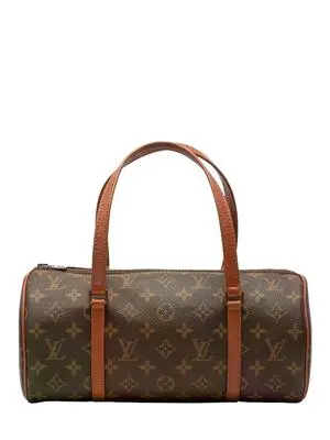 LOUIS VUITTON 1984 Monogram Papillon 30 Handbag - Brown