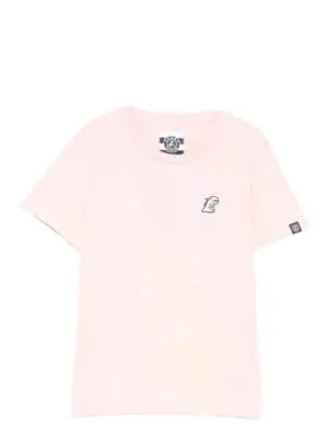 AGNES B. Patched T-shirt - Pink