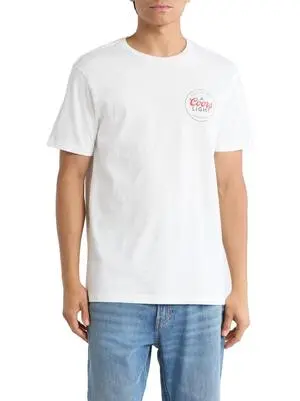 THE FORECAST AGENCY Field Beer Graphic T-shirt - Ivory