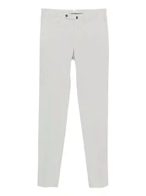 Incotex Slim-fit Pressed-crease Trousers - Grey